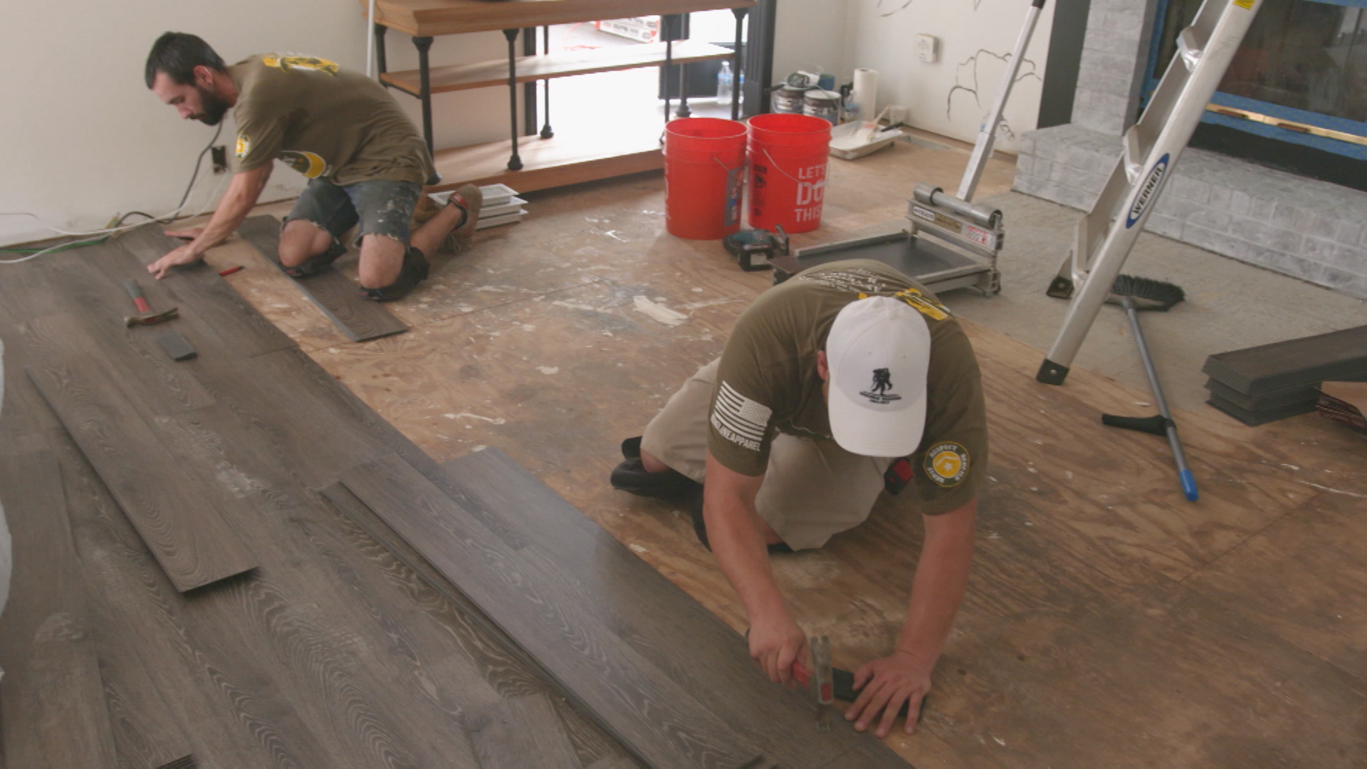 The Home Depot Donates High-Quality New Flooring - Military Makeover