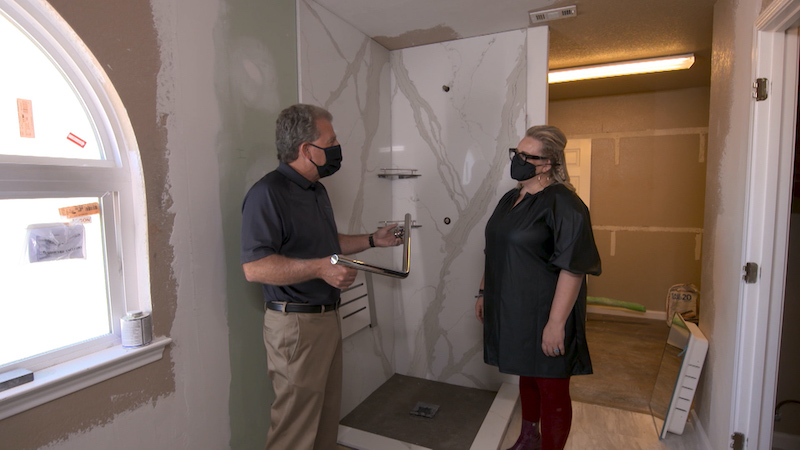 Style and Safety for the Tabora Family's Bathroom - Military Makeover