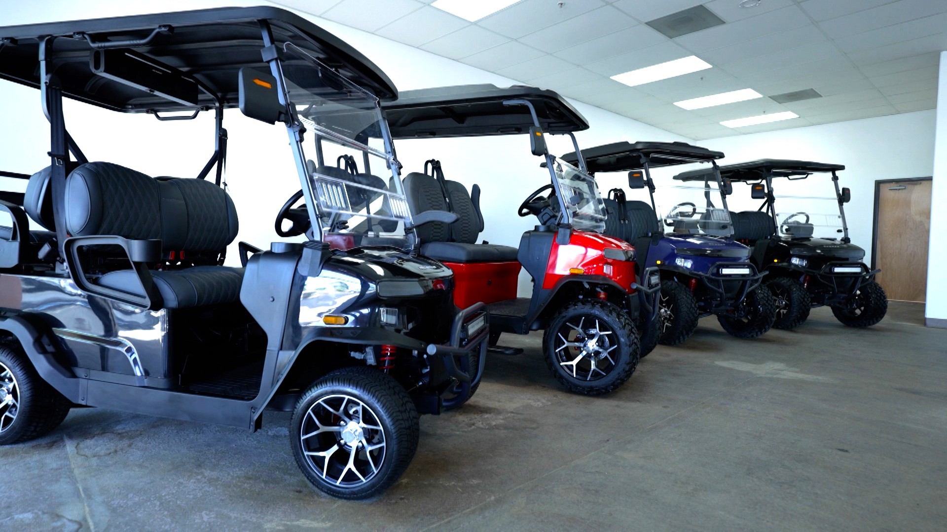 Stylish, High-Performance Electric Golf Carts - Military Makeover