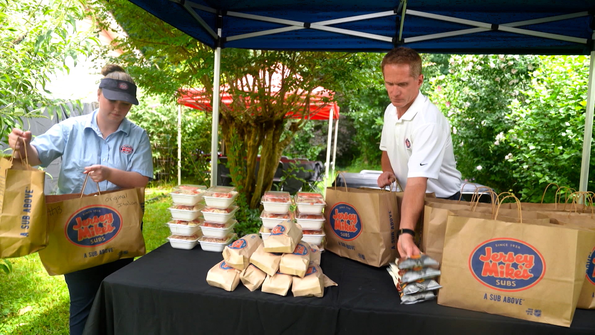 Kicking Off the Makeover With Jersey Mike’s Subs - Military Makeover
